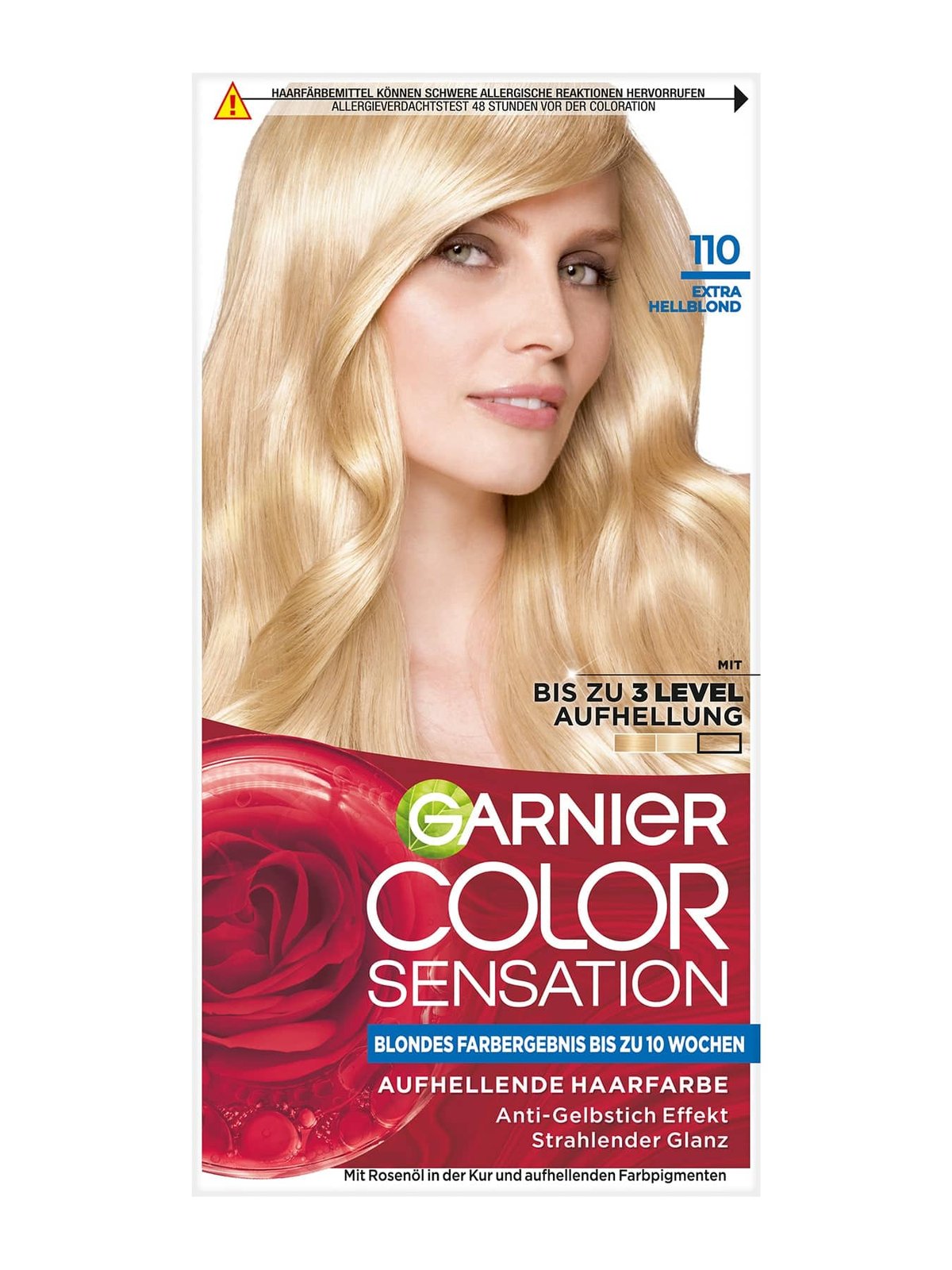 Color Sensation dauerhafte Haarfarbe Extra Hellblond | Garnier