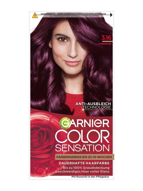 Color Sensation dauerhafte Haarfarbe 3.16 Aubergine | Garnier