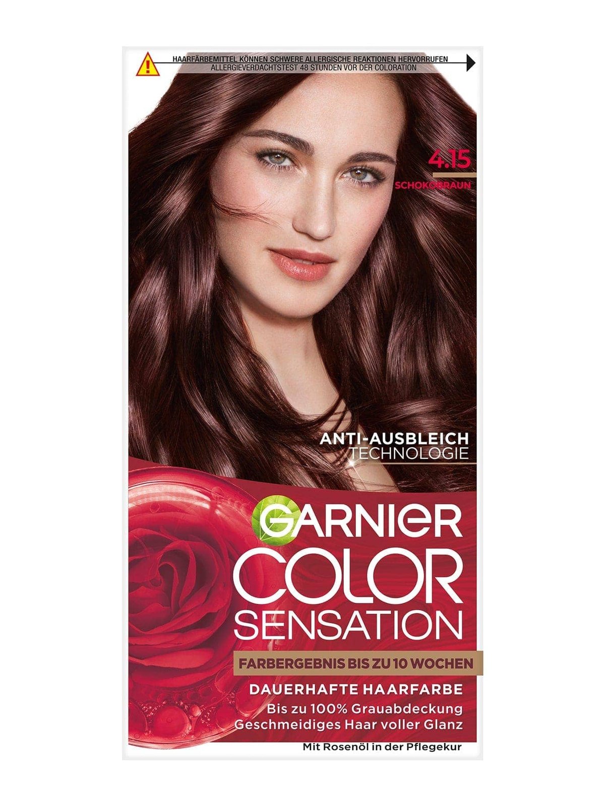 Color Sensation dauerhafte Haarfarbe 4.15 Schokobraun | Garnier