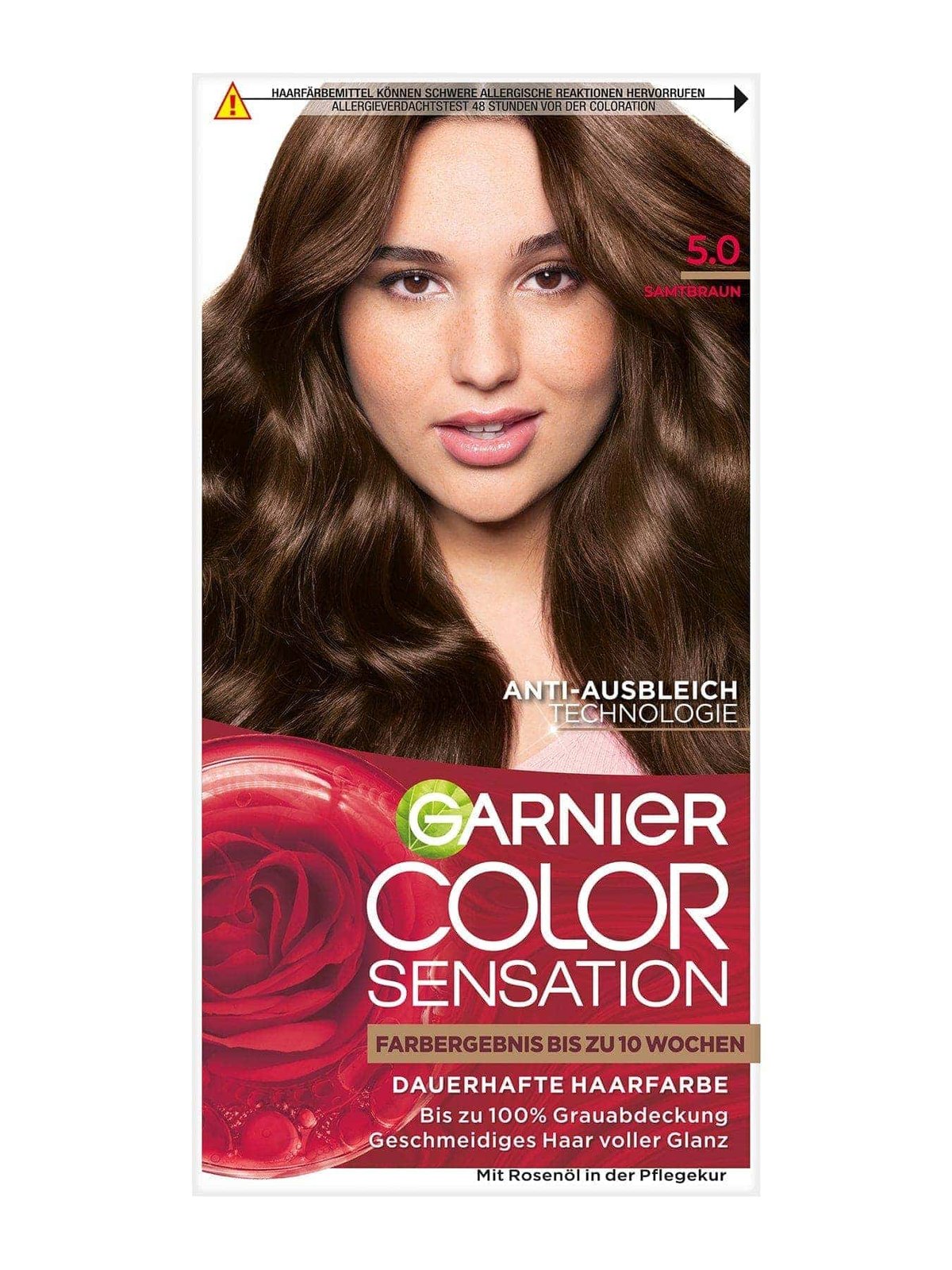 Color Sensation dauerhafte Haarfarbe 5.0 Samtbraun | Garnier