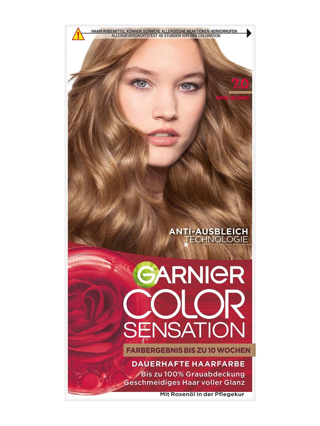 Color Sensation dauerhafte Haarfarbe 7.0 Opal Blond | Garnier