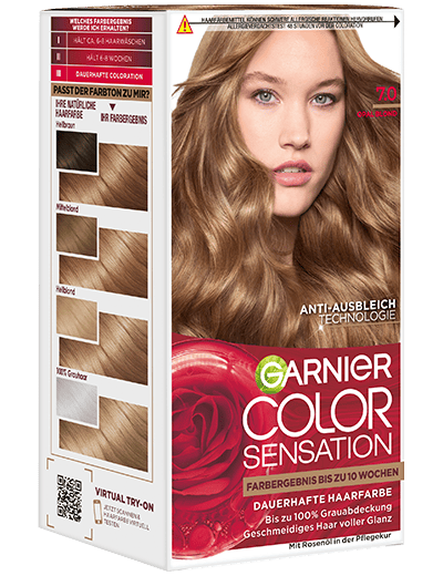 Color Sensation dauerhafte Haarfarbe 7.0 Opal Blond | Garnier