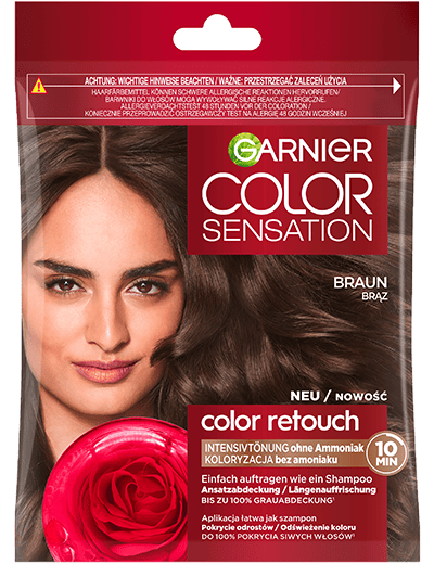 Color Retouch Intensivtönung Ansatzfarbe 4.0 Braun | Garnier