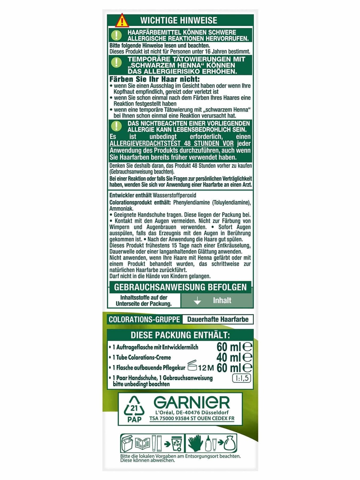 Nutrisse 6.60 Intensives Rot dauerhafte Haarfarbe | Garnier