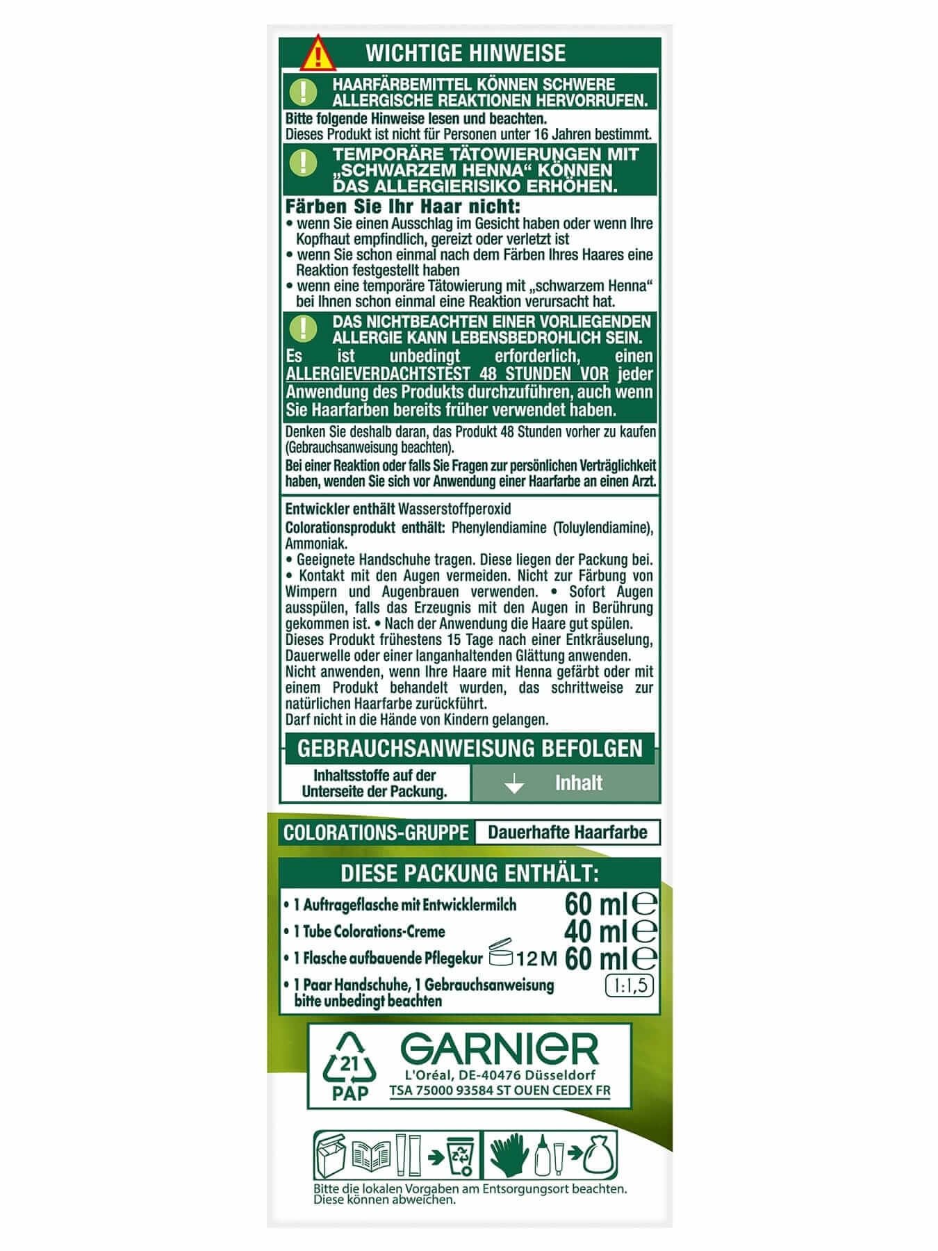 Nutrisse 6.60 Intensives Rot dauerhafte Haarfarbe | Garnier