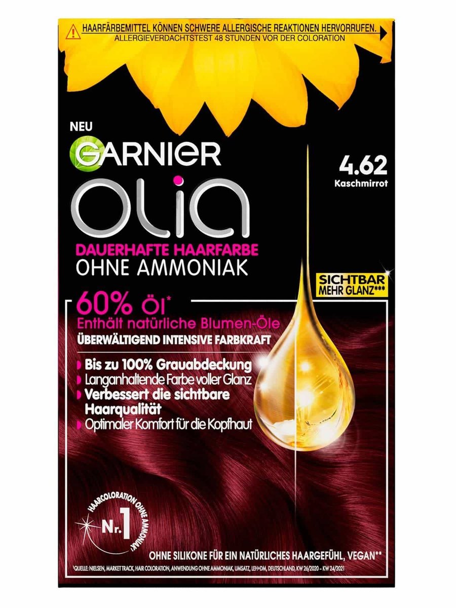 Olia Nr. 4.62 in Kaschmirrot: dauerhafte Haarfarbe | Garnier