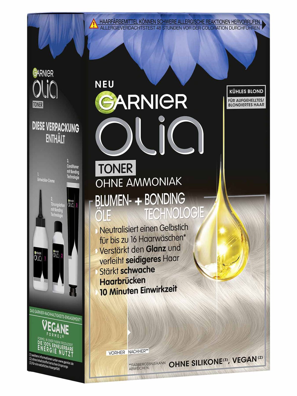 Olia Toner 9.1 Kühles Blond Intensivtönung | Garnier