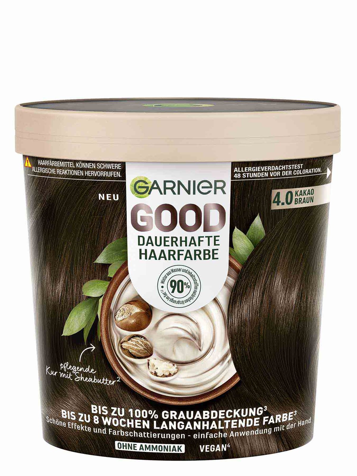 GOOD Dauerhafte Haarfarbe 4.0 Kakao Braun | Garnier