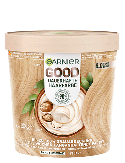 GOOD Dauerhafte Haarfarbe 8.0 Honig Blond | Garnier