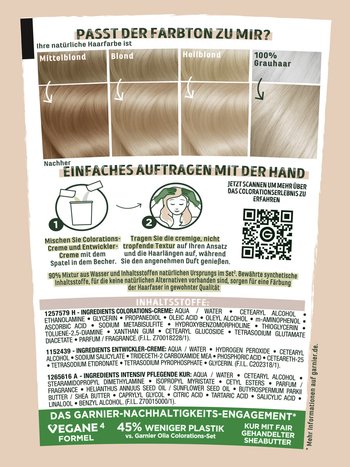 GOOD Dauerhafte Haarfarbe 9.1 Vanilla Blond | Garnier