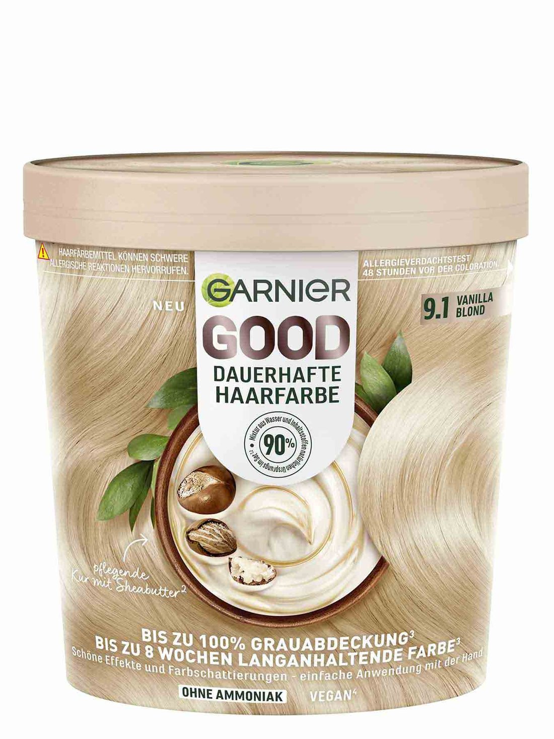 GOOD Dauerhafte Haarfarbe 9.1 Vanilla Blond | Garnier