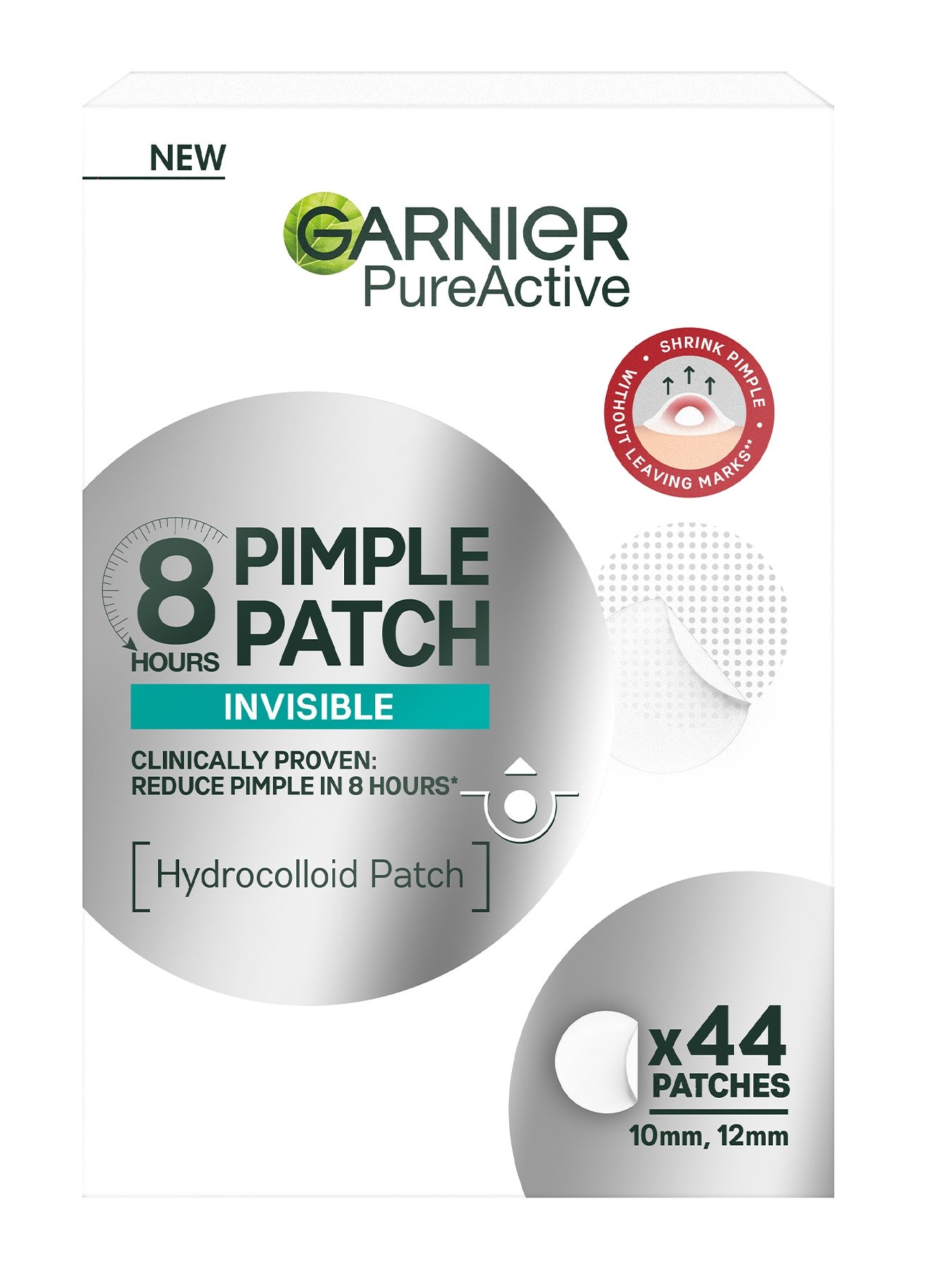 Hautklar 8H Invisible Pimple Patch in zwei Größen| Garnier