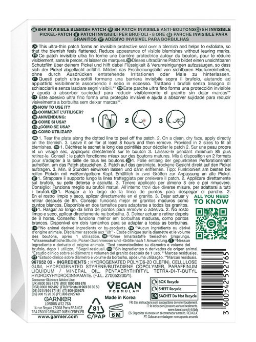 Hautklar 8H Invisible Pimple Patch in zwei Größen| Garnier