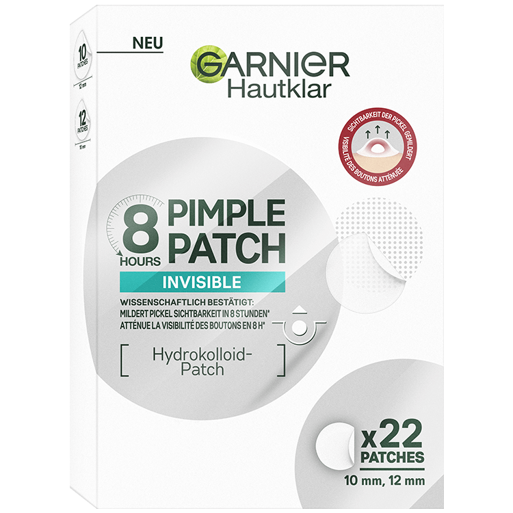 Hautklar 8H Invisible Pimple Patch in zwei Größen| Garnier
