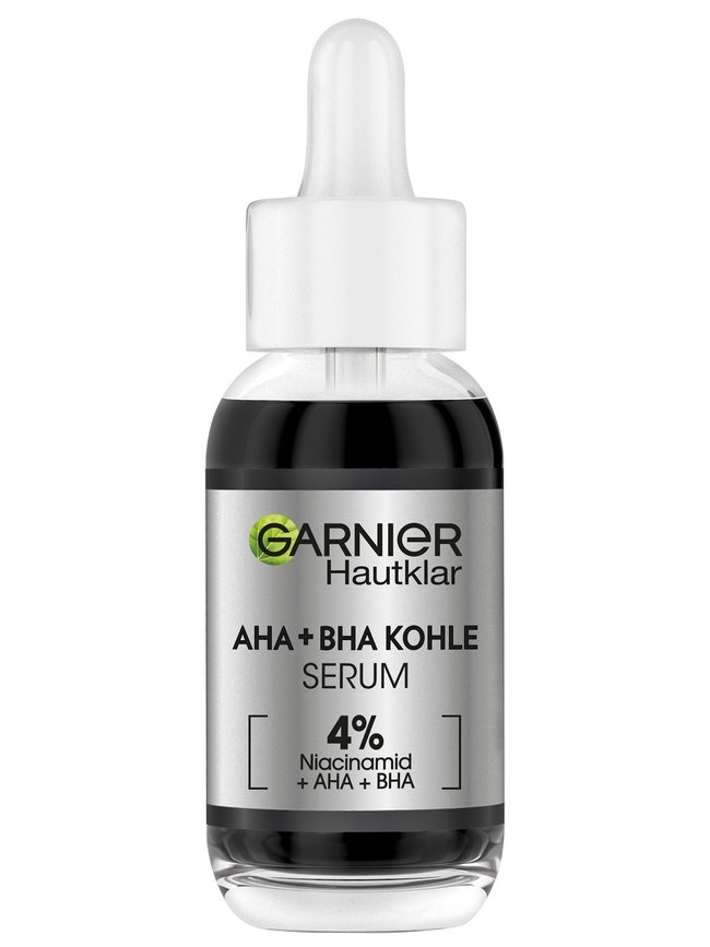 AHA + BHA Anti-Unreinheiten Serum mit Kohle | Garnier