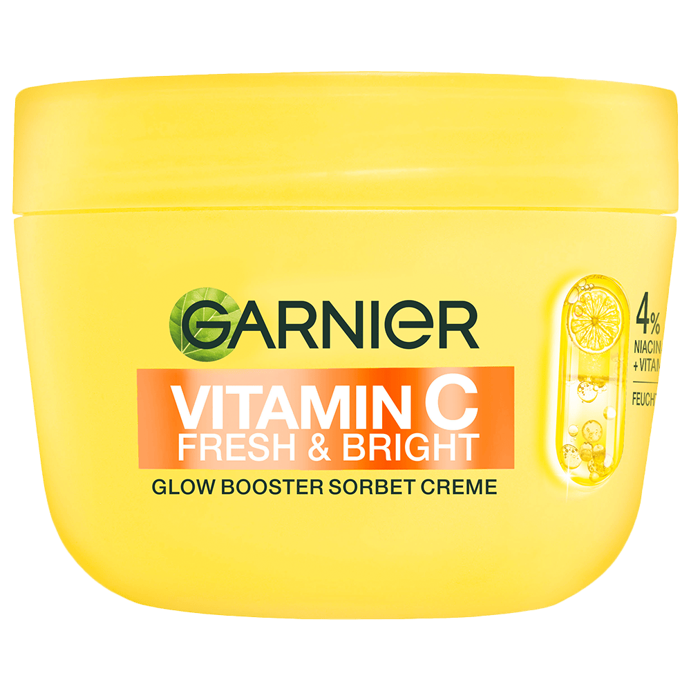 Vitamin C Fresh & Bright Glow Booster Sorbet Creme | Garnier