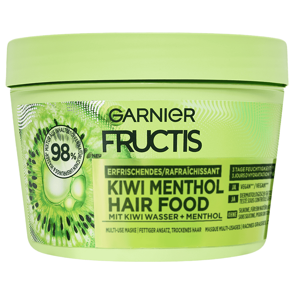 Fructis Multi-Use Haarmaske Kiwi Menthol Hair Food | Garnier