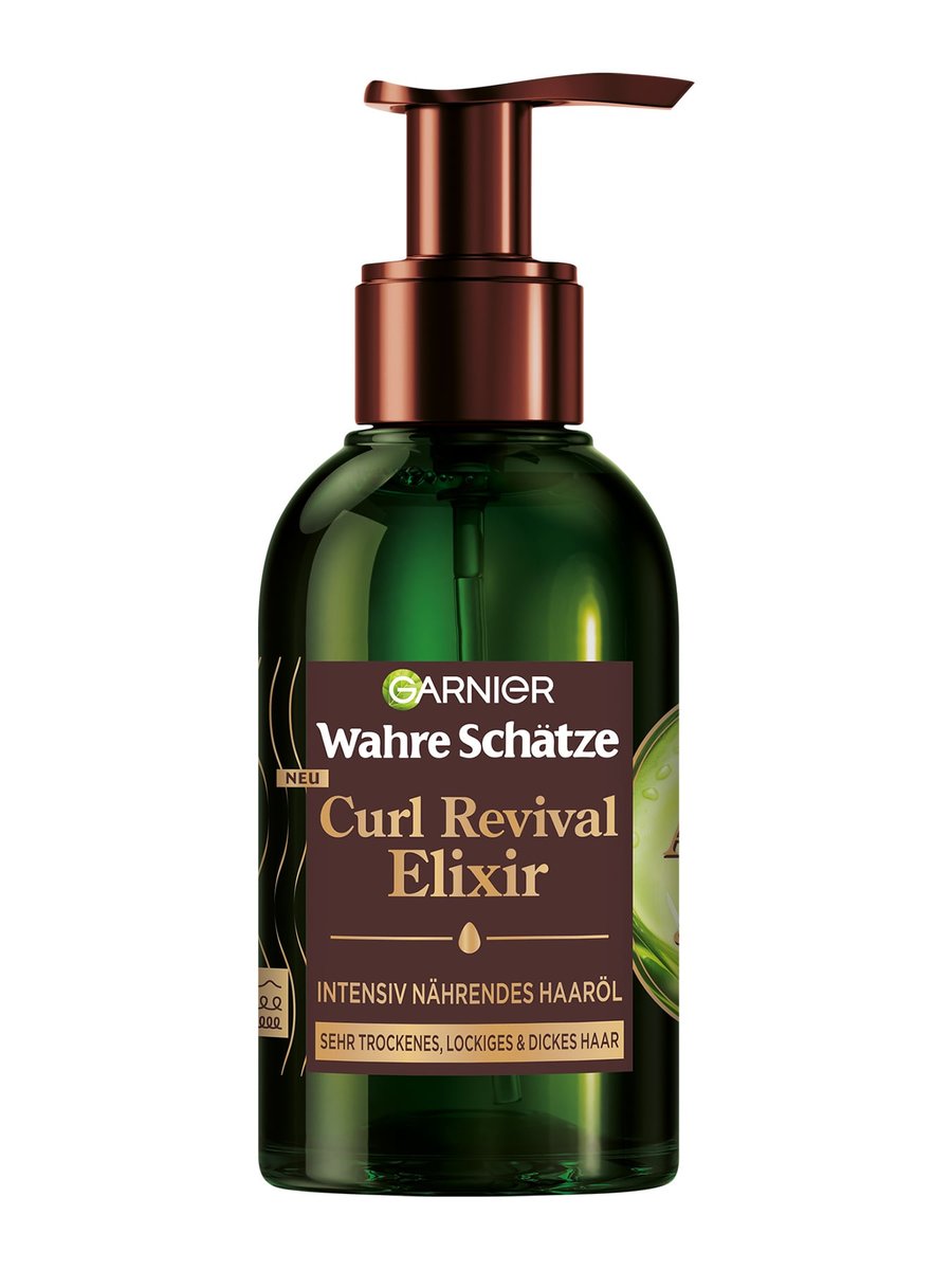 Wahre Schätze Curl Revival Elixir Intensiv Nährendes Haaröl | Garnier