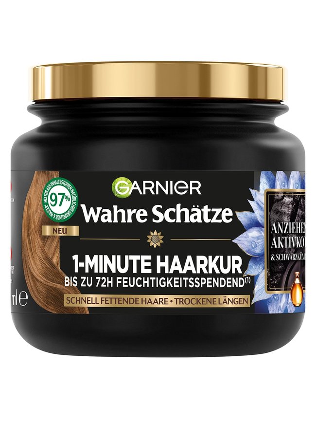 Wahre Schätze Ausgleichende Haarmaske – 1-Minute Haarkur | Garnier